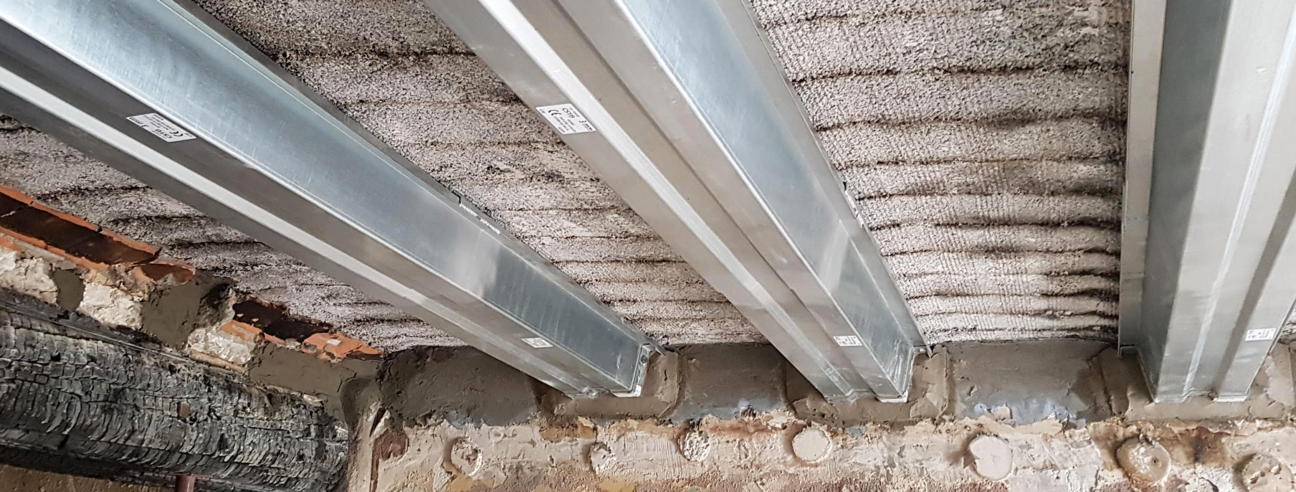 Reforzar estructuras dañadas | Noubau | Sistema de refuerzo de techos ...